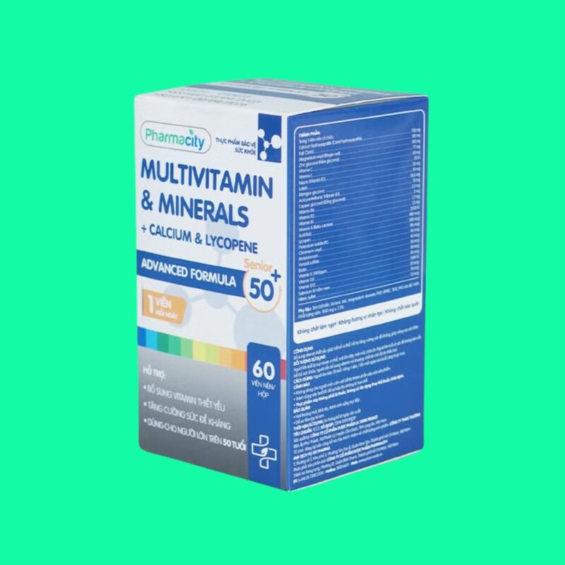 Advanced Formula Senior 50+ Multivitamin & Minerals + Calcium & Lycopene