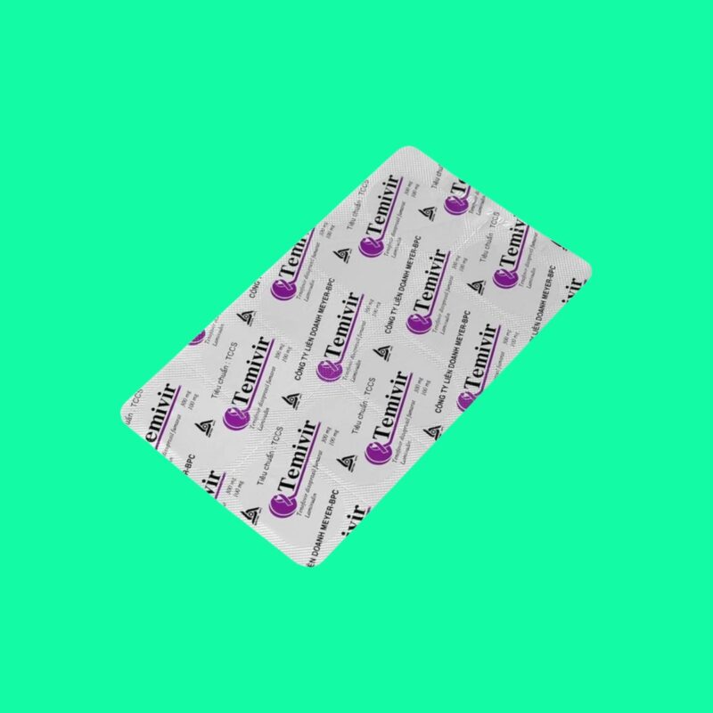 Thuốc Temivir 300mg/100mg – Điều trị HBV, HIV-1
