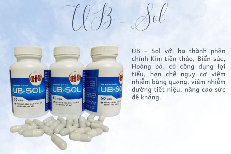 Thuốc UB – Sol – Tăng cường lợi tiểu, nâng cao sức đề kháng