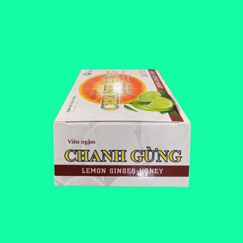 Viên ngậm chanh gừng VEGA – Hỗ trợ giảm ho khan, ho có đờm