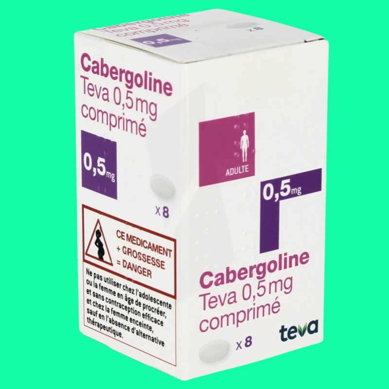 Thuốc Cabergoline Teva 0.5mg (Cabergoline) – ức chế tăng prolactin máu