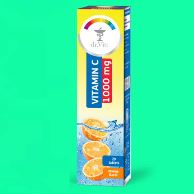 Thuốc Dr. Vitt Vitamin C 1000mg – hỗ trợ tăng cường sức khỏe, đề kháng