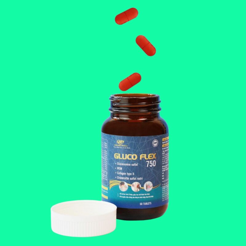 Thuốc Gluco Flex 750 – hỗ trợ tăng chức năng xương khớp, giảm thoái hóa
