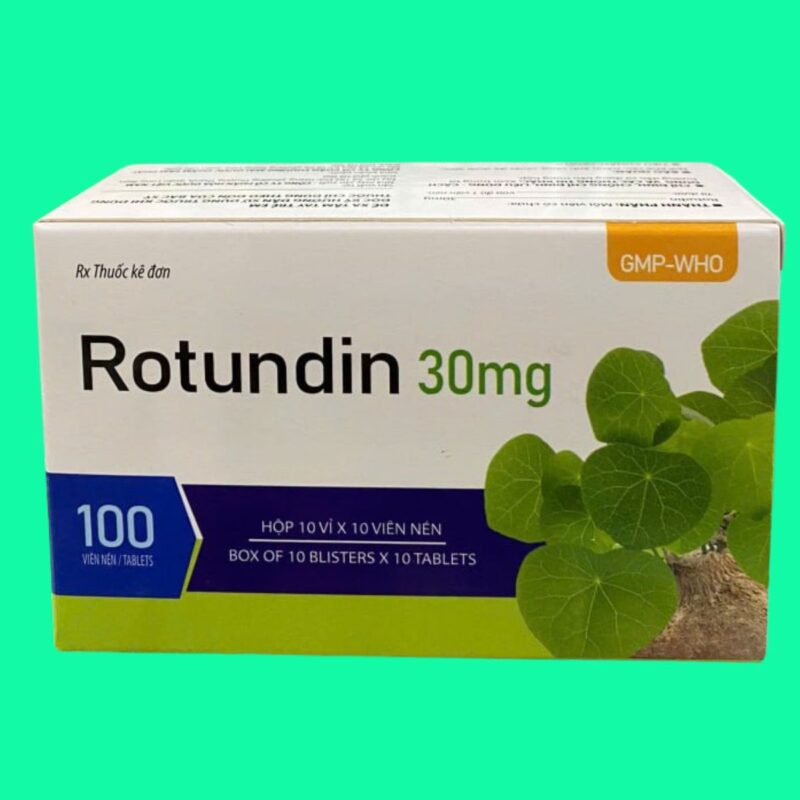 Thuốc Rotundin 30mg Hóa Dược (Rotundin) – tác dụng an thần, gây ngủ