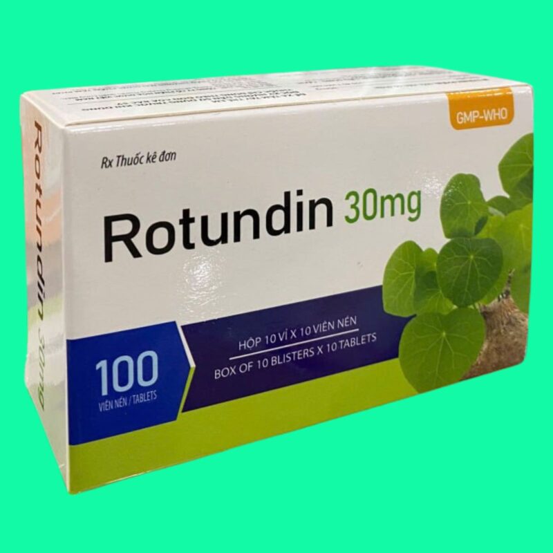 Thuốc Rotundin 30mg Hóa Dược (Rotundin) – tác dụng an thần, gây ngủ