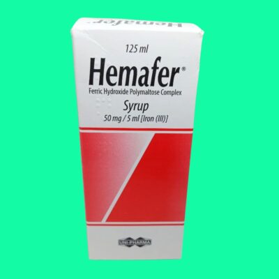 Thuốc Hemafer 50mg/5ml điều trị bệnh lý thiếu máu do thiếu sắt