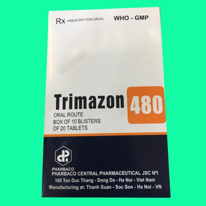 Thuốc Trimazon 480 điều trị nhiễm khuẩn đường hô hấp, tiết niệu