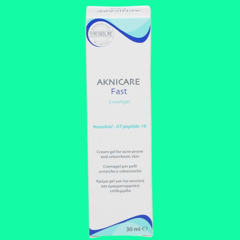 Aknicare Fast Cream Gel 30ml có tác dụng giảm mụn và ngăn ngừa mụn