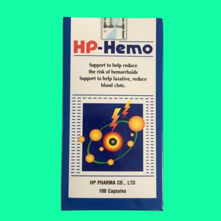 HP-HEMO 100 viên có tác dụng hỗ trợ cải thiện triệu chứng trĩ và táo bón