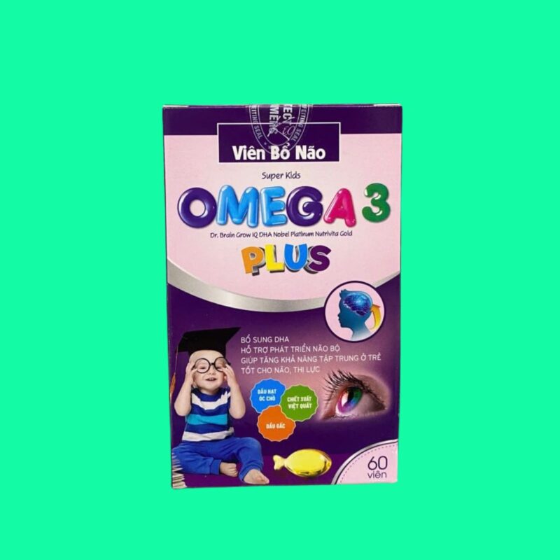 Super Kids Omega 3 Plus giúp bổ sung dinh dưỡng hỗ trợ phát triển trí ...