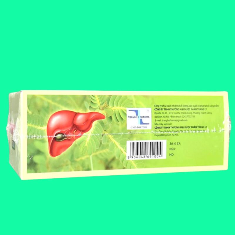 Trà giải độc bổ gan Traly 2,5g có tác dụng thanh nhiệt, giải độc, mát gan