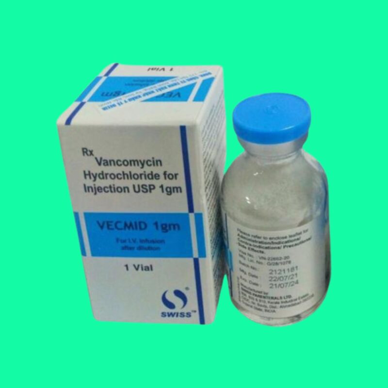 Thuốc Vecmid 1gm điều trị các nhiễm khuẩn nghiêm trọng do vi khuẩn Gram ...