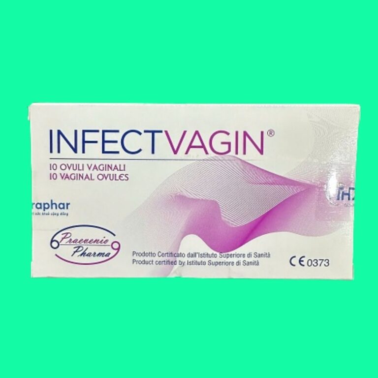 Viên đặt âm đạo Infectvagin hộp 10 viên có tác dụng ngăn ngừa nhiễm ...