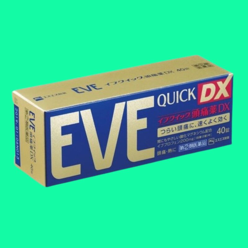 Viên uống Eve Quick DX 60 viên giảm nhanh các cơn đau do nhiều nguyên nhân