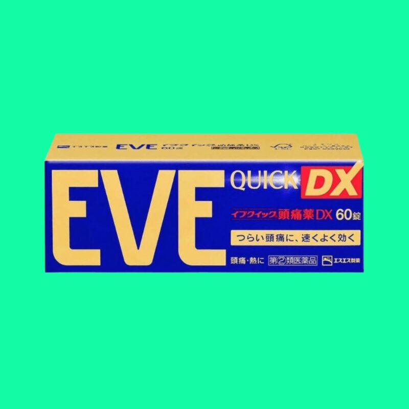 Viên uống Eve Quick DX 60 viên giảm nhanh các cơn đau do nhiều nguyên nhân