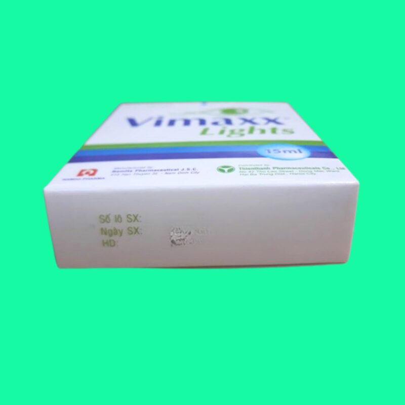 Thuốc Vimaxx Lights giúp vệ sinh mắt, giảm khô, ngứa, đỏ rát