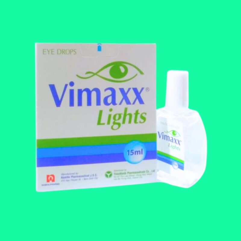 Thuốc Vimaxx Lights giúp vệ sinh mắt, giảm khô, ngứa, đỏ rát