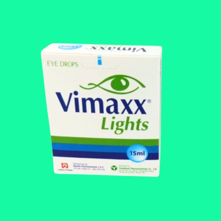 Thuốc Vimaxx Lights giúp vệ sinh mắt, giảm khô, ngứa, đỏ rát