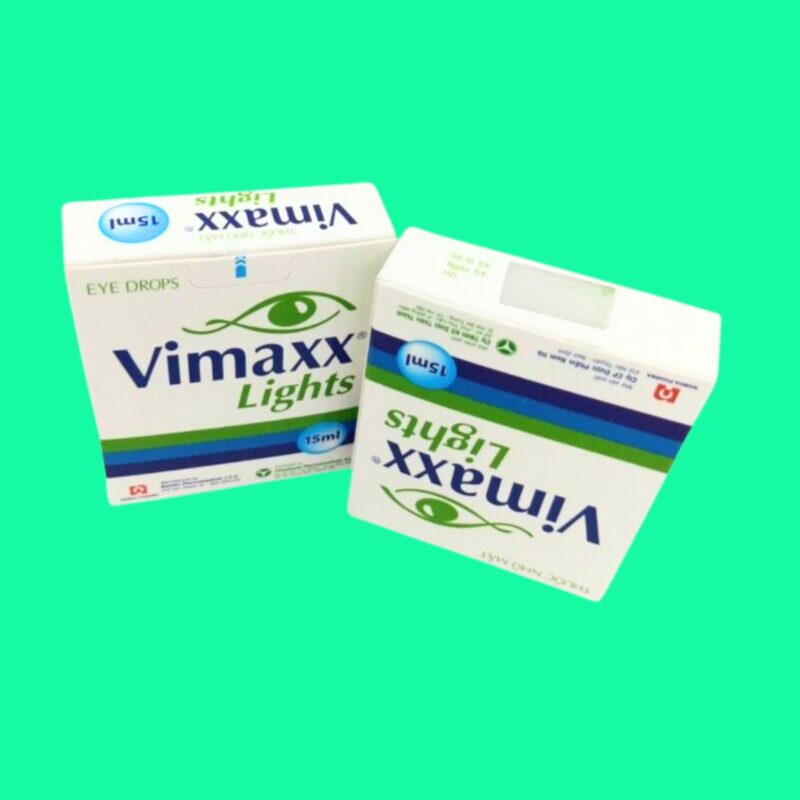 Thuốc Vimaxx Lights giúp vệ sinh mắt, giảm khô, ngứa, đỏ rát