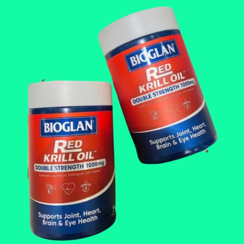 Bioglan Red Krill Oil (dầu nhuyễn thể) bảo vệ sức khỏe tim mạch, thần ...