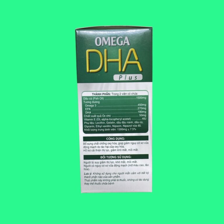 Dầu Cá Omega DHA Plus Hải Linh cải thiện thị lực
