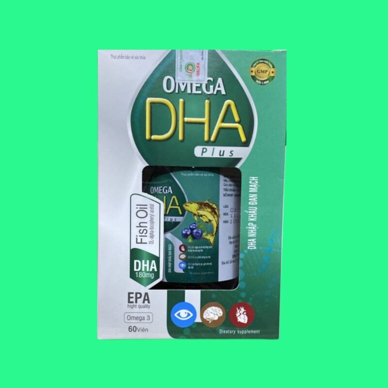 Dầu Cá Omega DHA Plus Hải Linh cải thiện thị lực