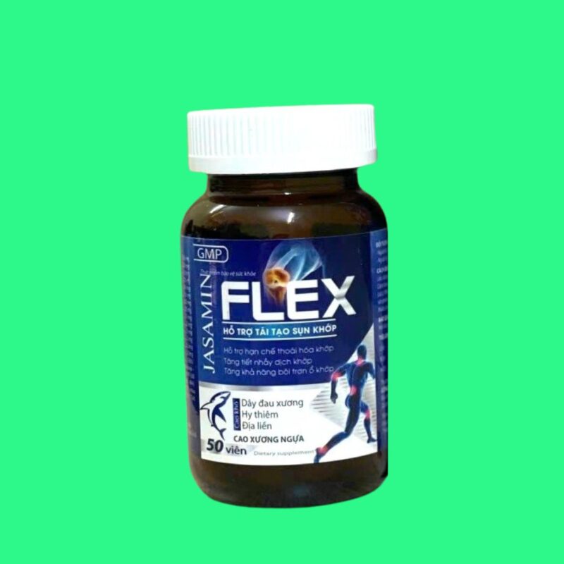 Thuốc Jasamin Flex hỗ trợ tái tạo sụn khớp, bôi trơn ổ khớp