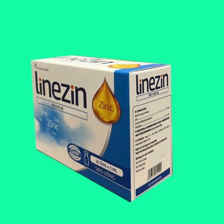 Thuốc Linezin (Kẽm 4mg/ml) điều trị cho các đối tượng thiếu kẽm