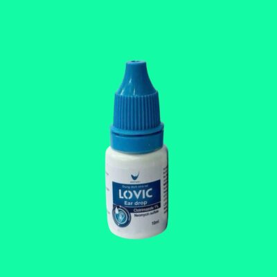 Thuốc LOVIC Ear drop 10ml điều trị viêm tai do nhiễm nấm hoặc vi khuẩn