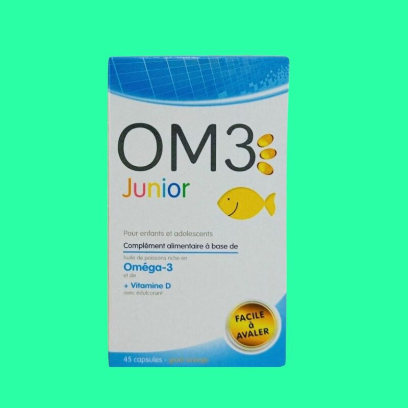 Dầu cá OMG3 JUNIOR hỗ trợ bổ sung omega 3 và vitamin D3