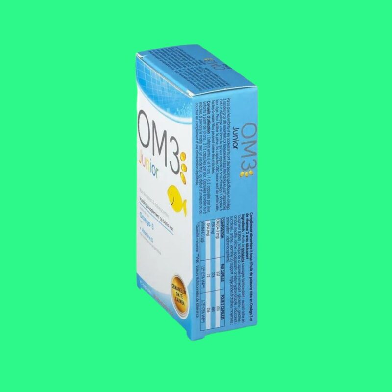 Dầu cá OMG3 JUNIOR hỗ trợ bổ sung omega 3 và vitamin D3