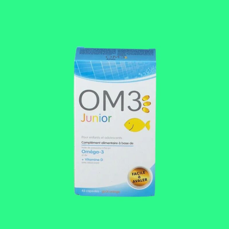 Dầu cá OMG3 JUNIOR hỗ trợ bổ sung omega 3 và vitamin D3