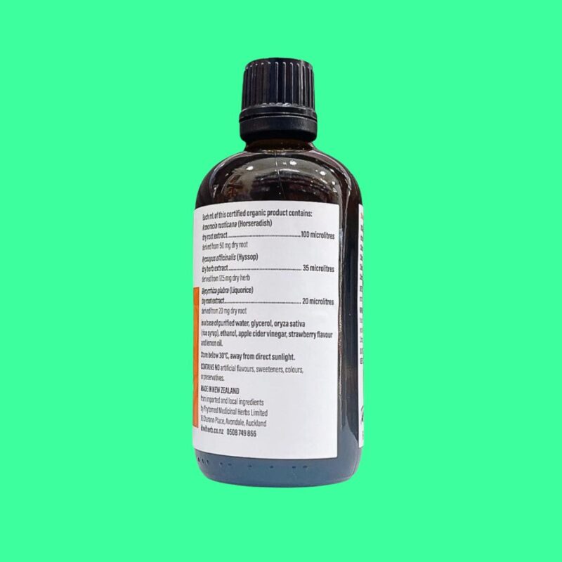 Siro Children’s Organic Lung Clear Syrup KiwiHerb NewZealand bổ phổi
