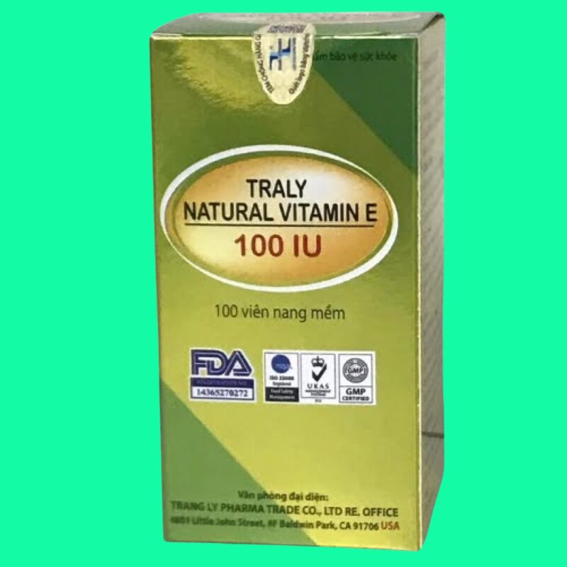 Traly Natural Vitamin E ngăn tổn thương và mang lại làn da mịn màng