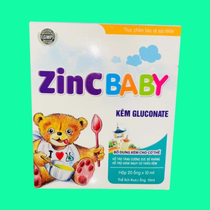 Siro Zinc Baby 10ml BioPro bổ sung kẽm, tăng sức đề kháng cho trẻ em