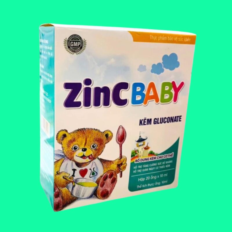 Siro Zinc Baby 10ml BioPro bổ sung kẽm, tăng sức đề kháng cho trẻ em