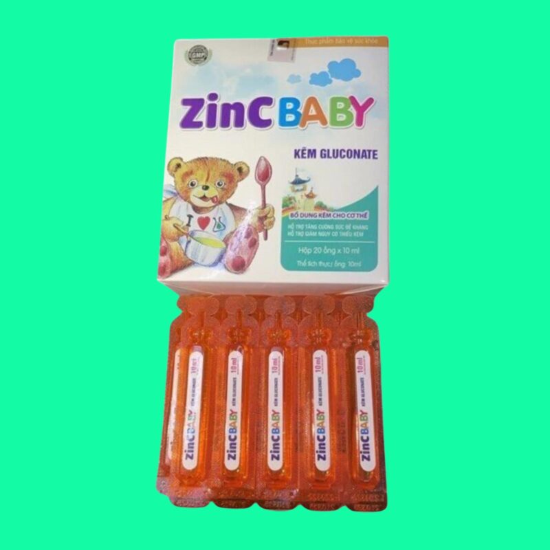 Siro Zinc Baby 10ml BioPro bổ sung kẽm, tăng sức đề kháng cho trẻ em