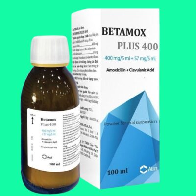 Thuốc Betamox Plus 400/57 (Amoxicillin/Acid clavulanic) điều trị nhiễm ...