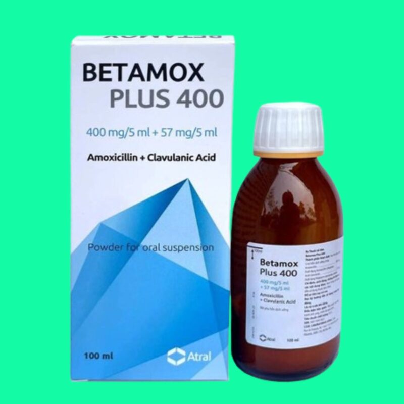 Thuốc Betamox Plus 400/57 (Amoxicillin/Acid clavulanic) điều trị nhiễm ...