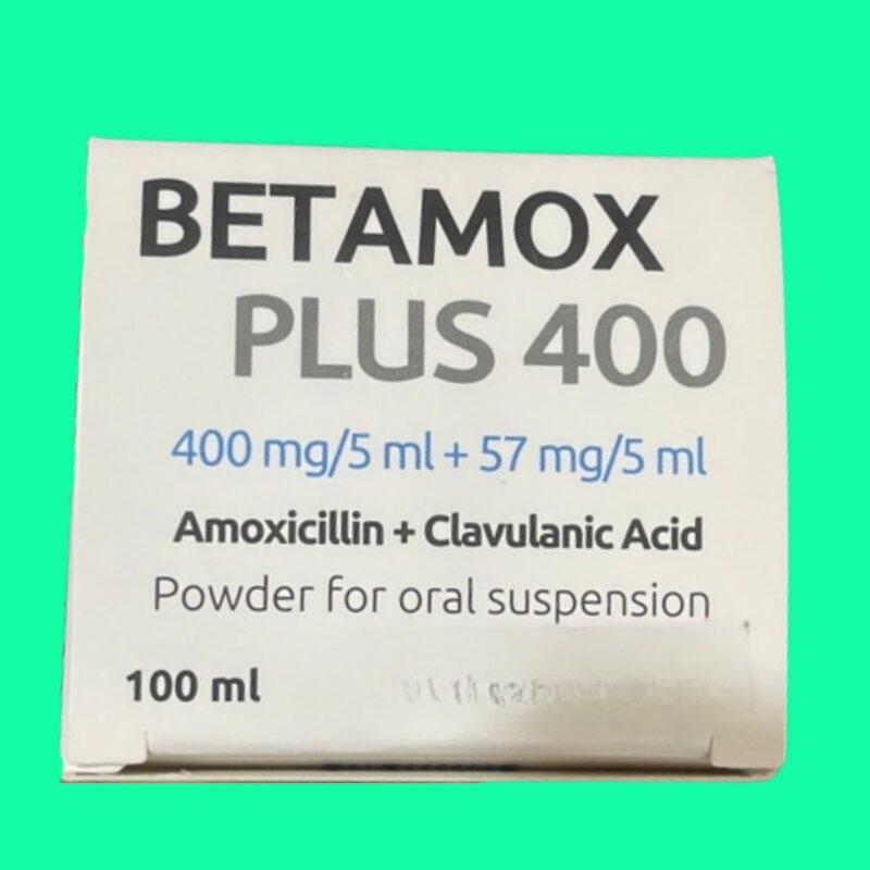 Thuốc Betamox Plus 400/57 (Amoxicillin/Acid clavulanic) điều trị nhiễm ...