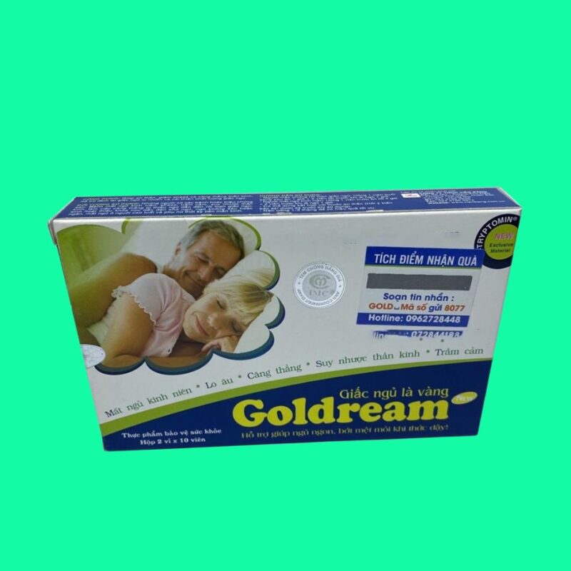 Goldream hỗ trợ an thần, cải thiện chất lượng giấc ngủ