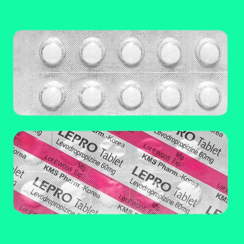 Thuốc Lepro Tablet 60mg (Levodropropizin) có tác dụng chống ho