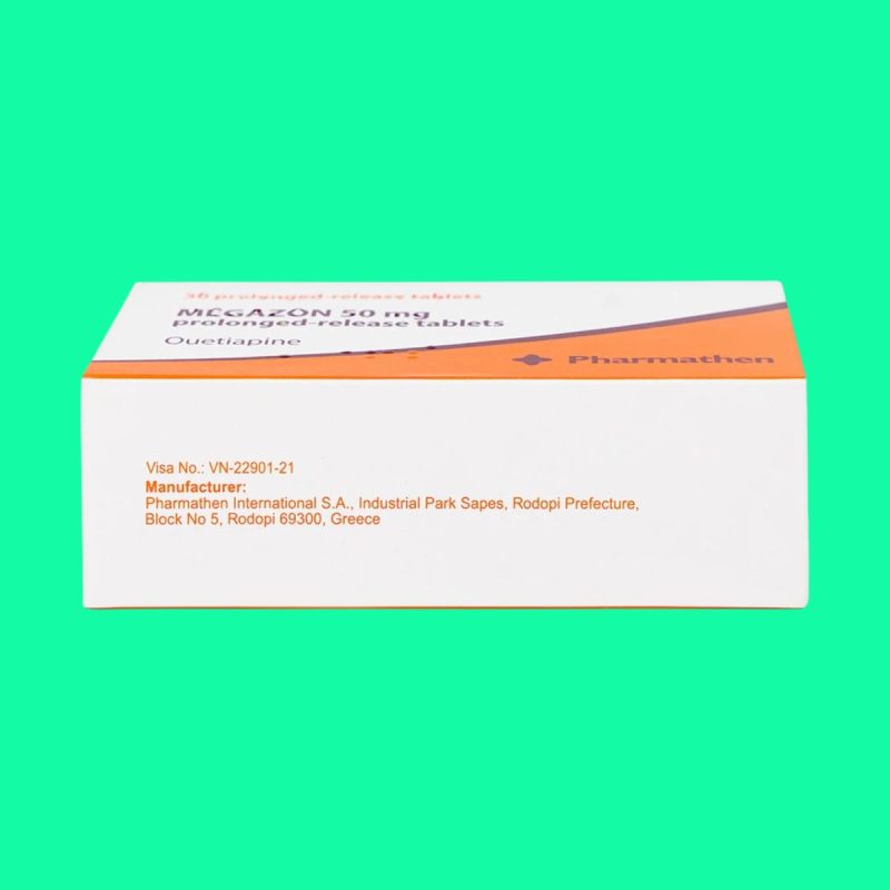Thuốc Megazon 50mg điều trị tâm thần phân liệt, rối loạn lưỡng cực