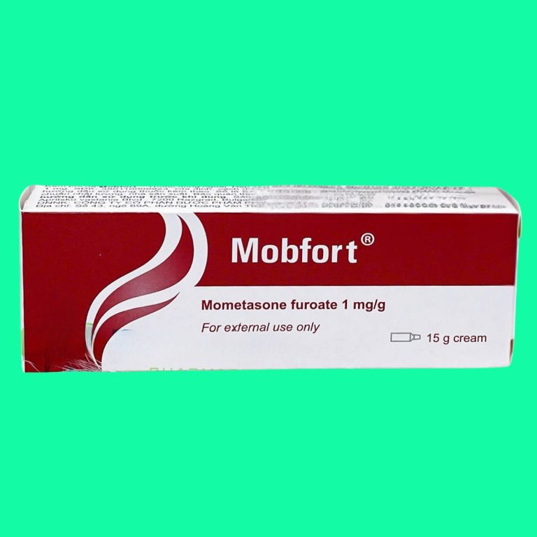 Thuốc Mobfort 15g (Mometason furoat) có tác dụng bôi viêm da, ngứa da