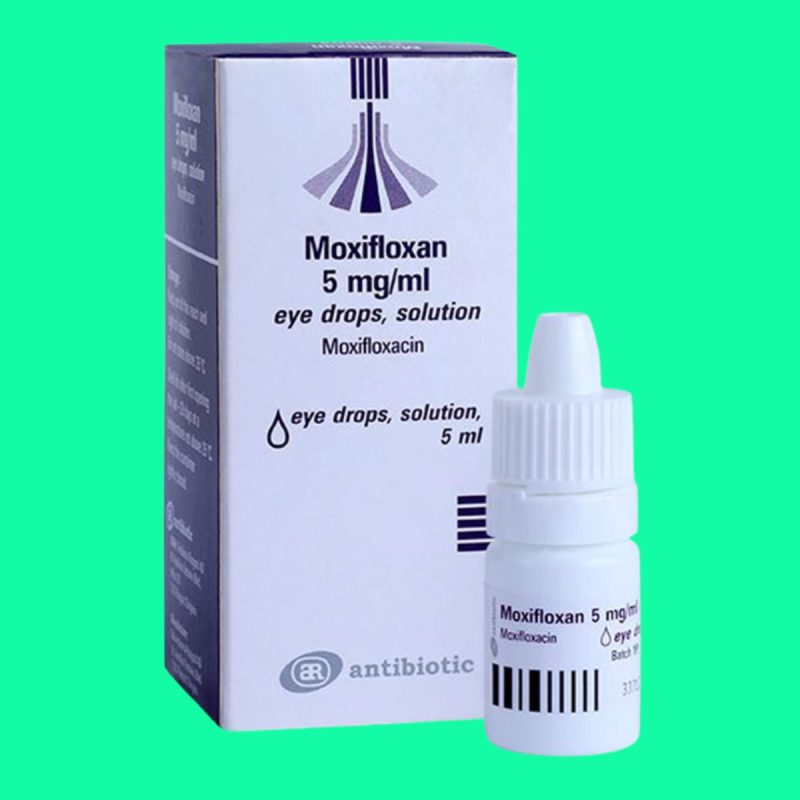Thuốc Moxifloxan 5mg/ml eye drops solution (Moxifloxacin) điều trị viêm ...