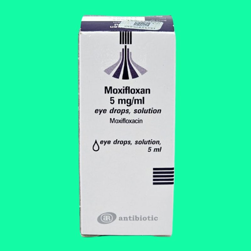 Thuốc Moxifloxan 5mg/ml eye drops solution (Moxifloxacin) điều trị viêm ...