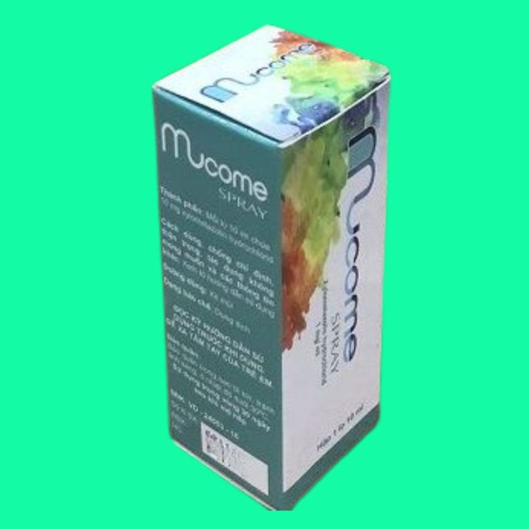 Thuốc Mucome spray 10mg/10ml (xylometazolin) giúp làm thông thoáng ...