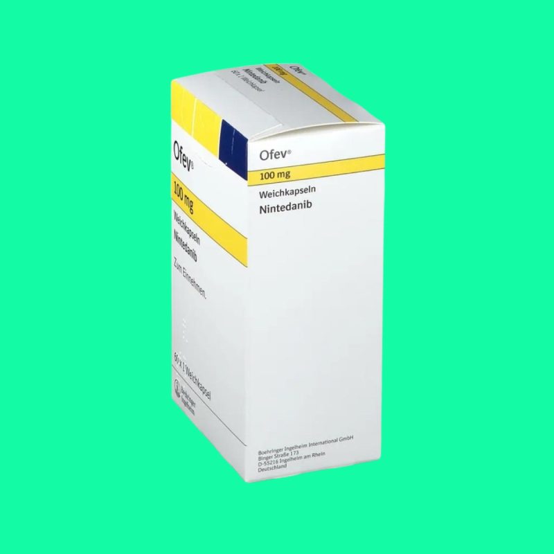 Ofev 100mg (Nintedanib) điều trị ung thư phổi không tế bào nhỏ