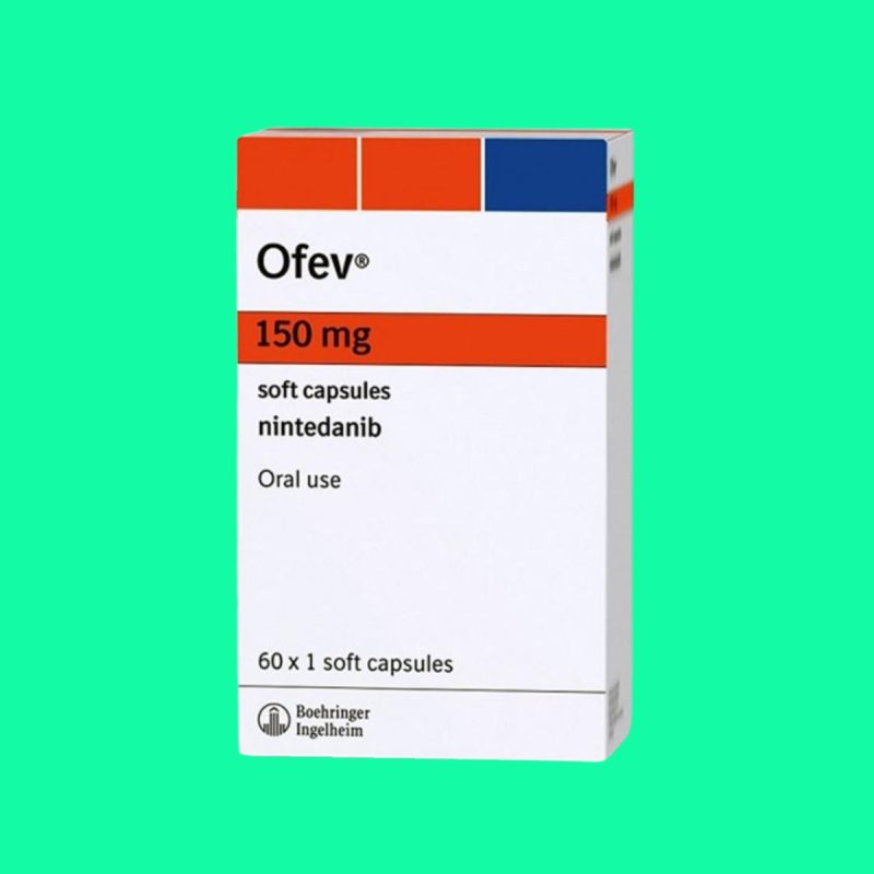 Ofev 150mg (Nintedanib) điều trị ung thư phổi không tế bào nhỏ