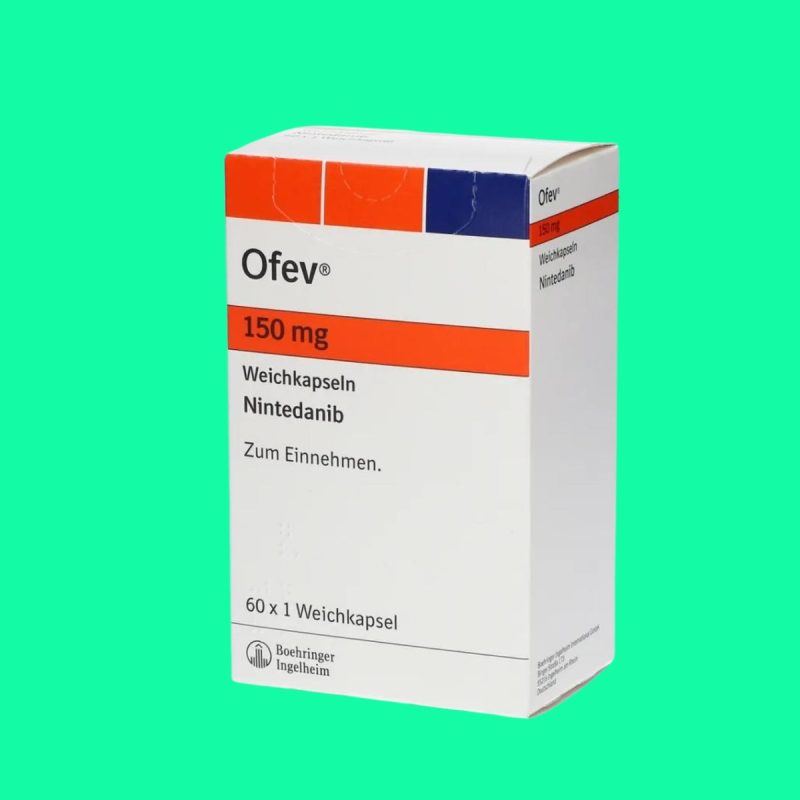 Ofev 150mg (Nintedanib) điều trị ung thư phổi không tế bào nhỏ